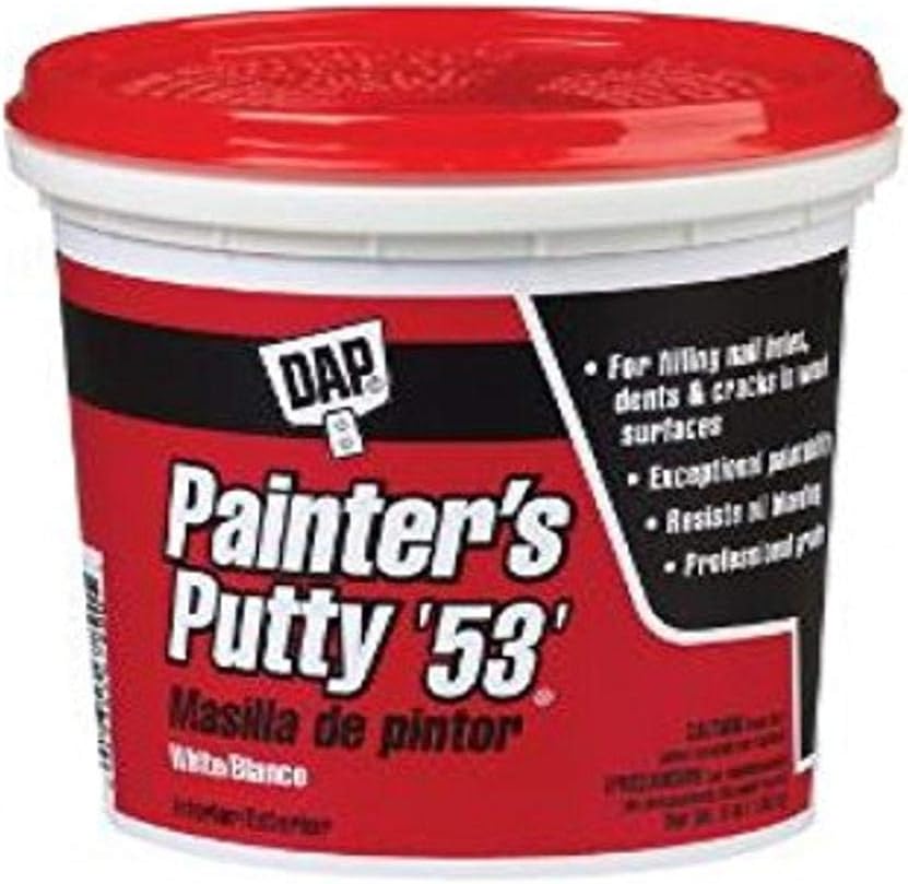 DAP 12242 Painters Putty Pt Raw Building Material, Pint, White - Wall ...