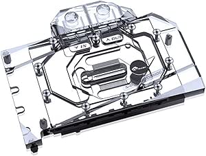 Amazon.com: Bykski Full Coverage GPU Water Block and Backplate for ...