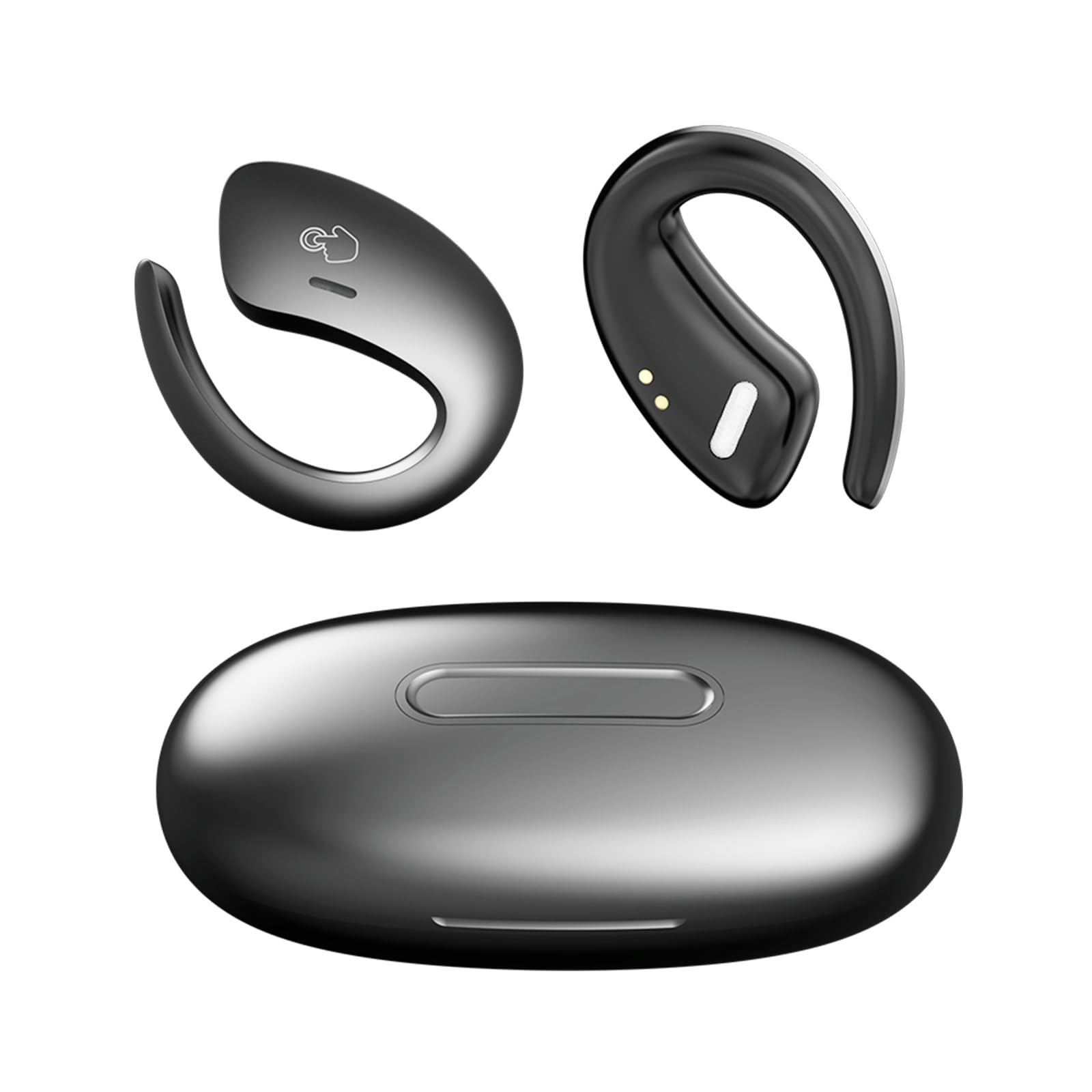 Amazon.com: Xmenha Wireless Open Ear Headphones Over The Ear Earbuds with Earhooks Bluetooth ...