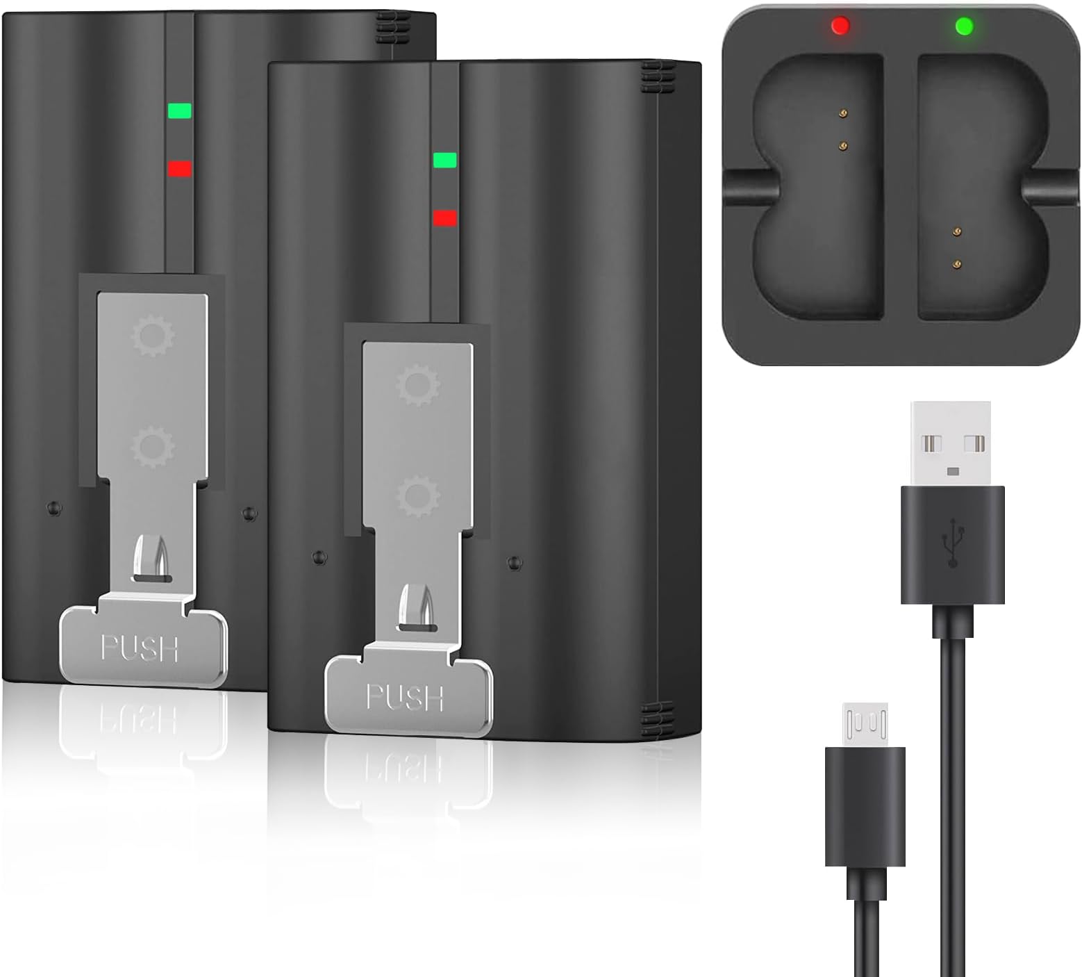 Amazon.com: Mrupoo 2-Pack Replacement Battery for Ring Doorbell ...