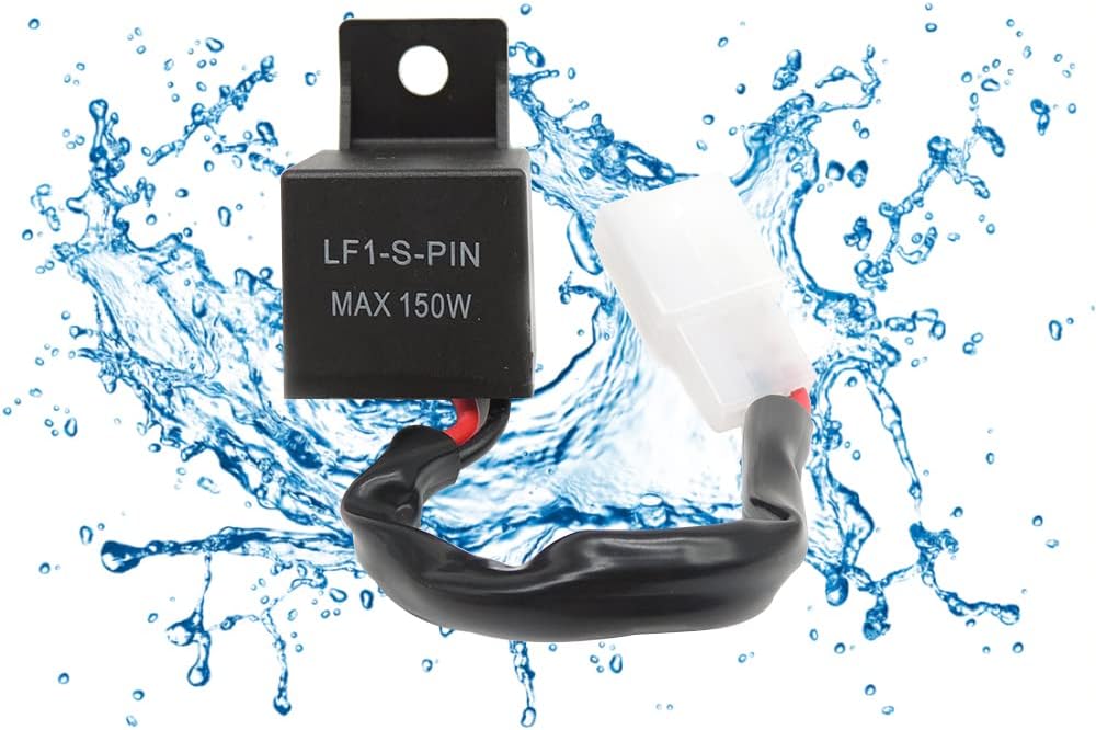 Amazon.com: MotoParAcc 2 Pins LED Flasher Relays Fix Compatible with ...