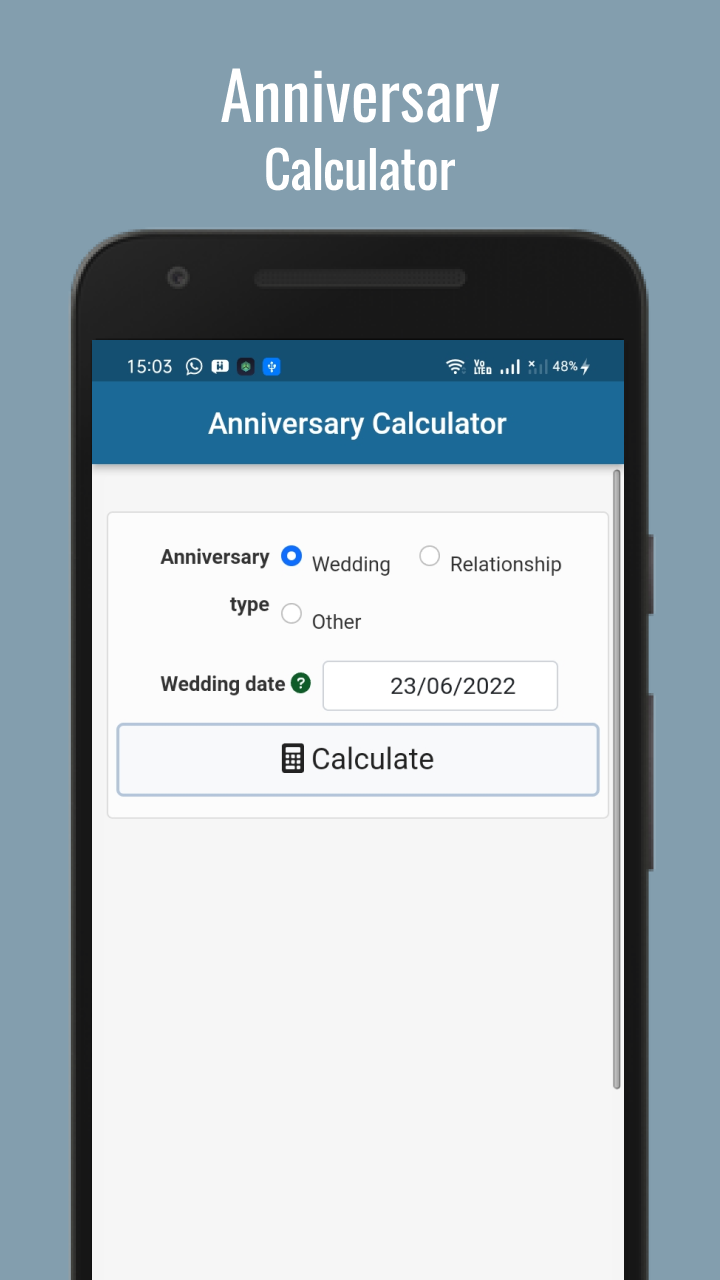 Anniversary Calculator - App on Amazon Appstore