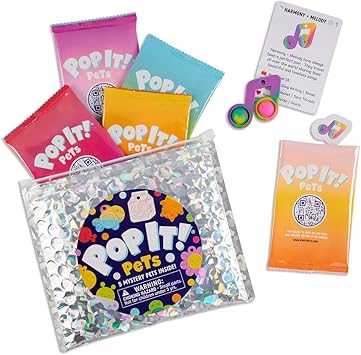Amazon.com: Pop It! Pets Season 1 - Mystery Bag | 5 Pets in Each Bag ...