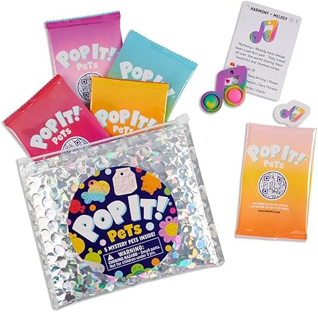 Amazon.com: Pop It! Pets Season 1 - Mystery Bag | 5 Pets in Each Bag ...