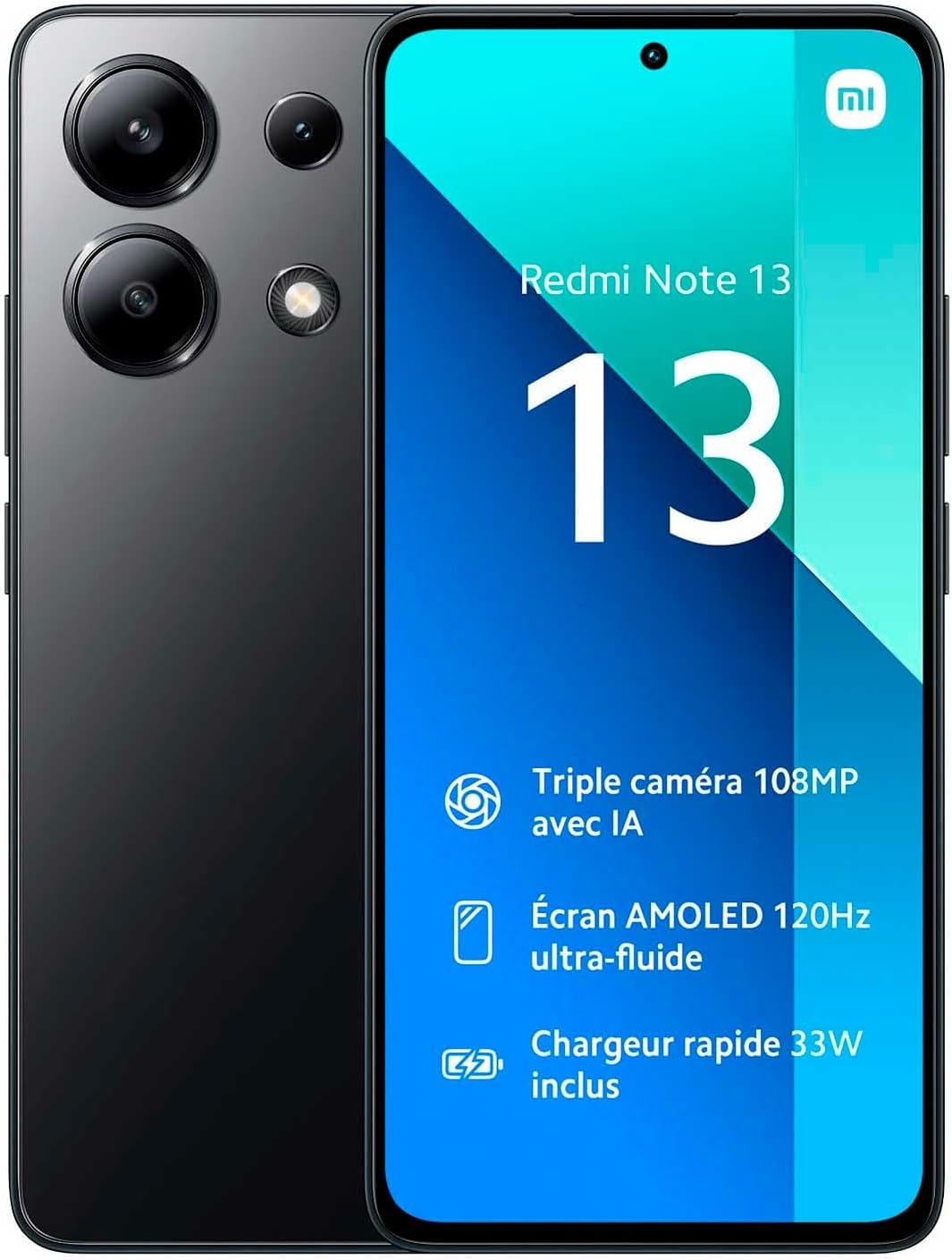 Amazon.com: Xiaomi Redmi Note 13 5G (256GB + 8GB) 6.67" 108MP (for ...