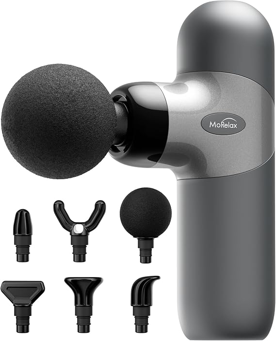 Amazon.com: Morelax Mini Massage Gun, Percussion Muscle Massager for ...