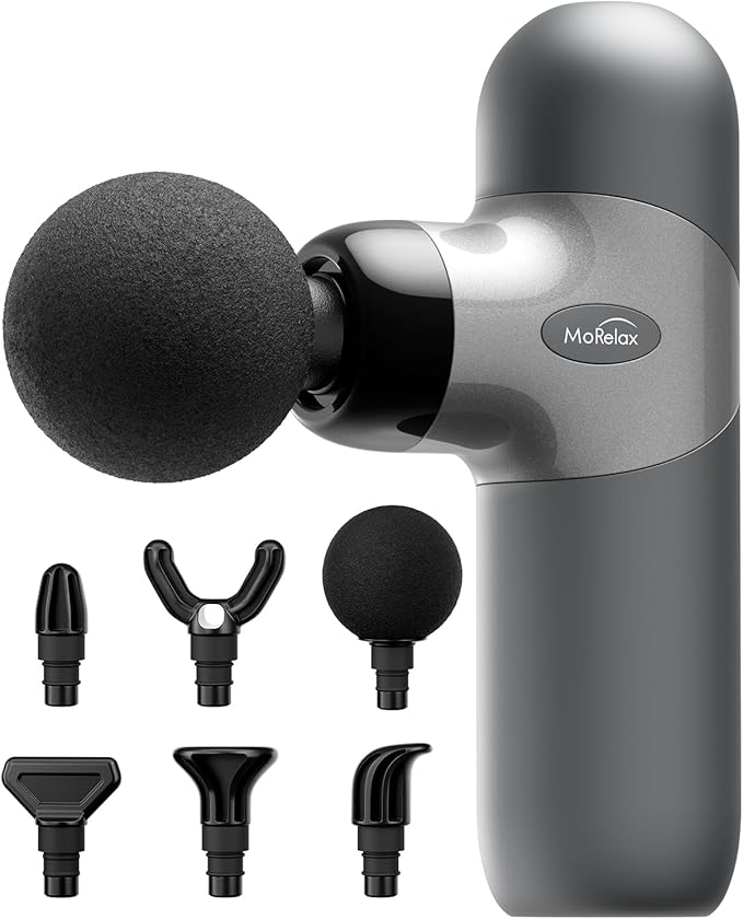 Amazon.com: Morelax Mini Massage Gun, Percussion Muscle Massager for ...