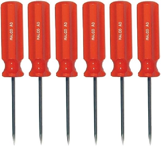 Amazon.com: Malco A0 1/8 in. Scratch Awl with Regular Grip, 6-Pack ...