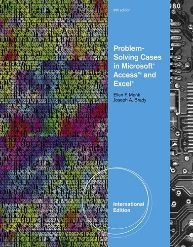『problem Solving Cases In Ms Access And Excel』|感想・レビュー 読書メーター