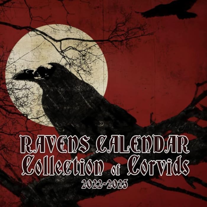 Buy Ravens 2022 Calendar Collection of Corvids: Detailed Pencil Artwork ...