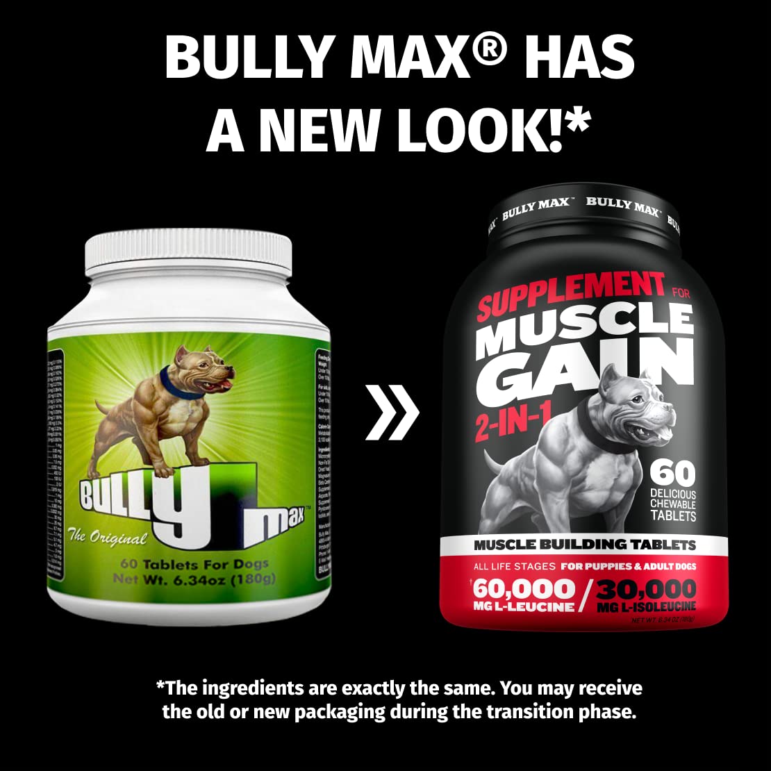 Bully Max The Ultimate Canine Supplement 60 tables vet-approved for all ...