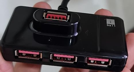 iBall Piano 430 4 Port USB Hub slim, compact and durable I usb type c ...