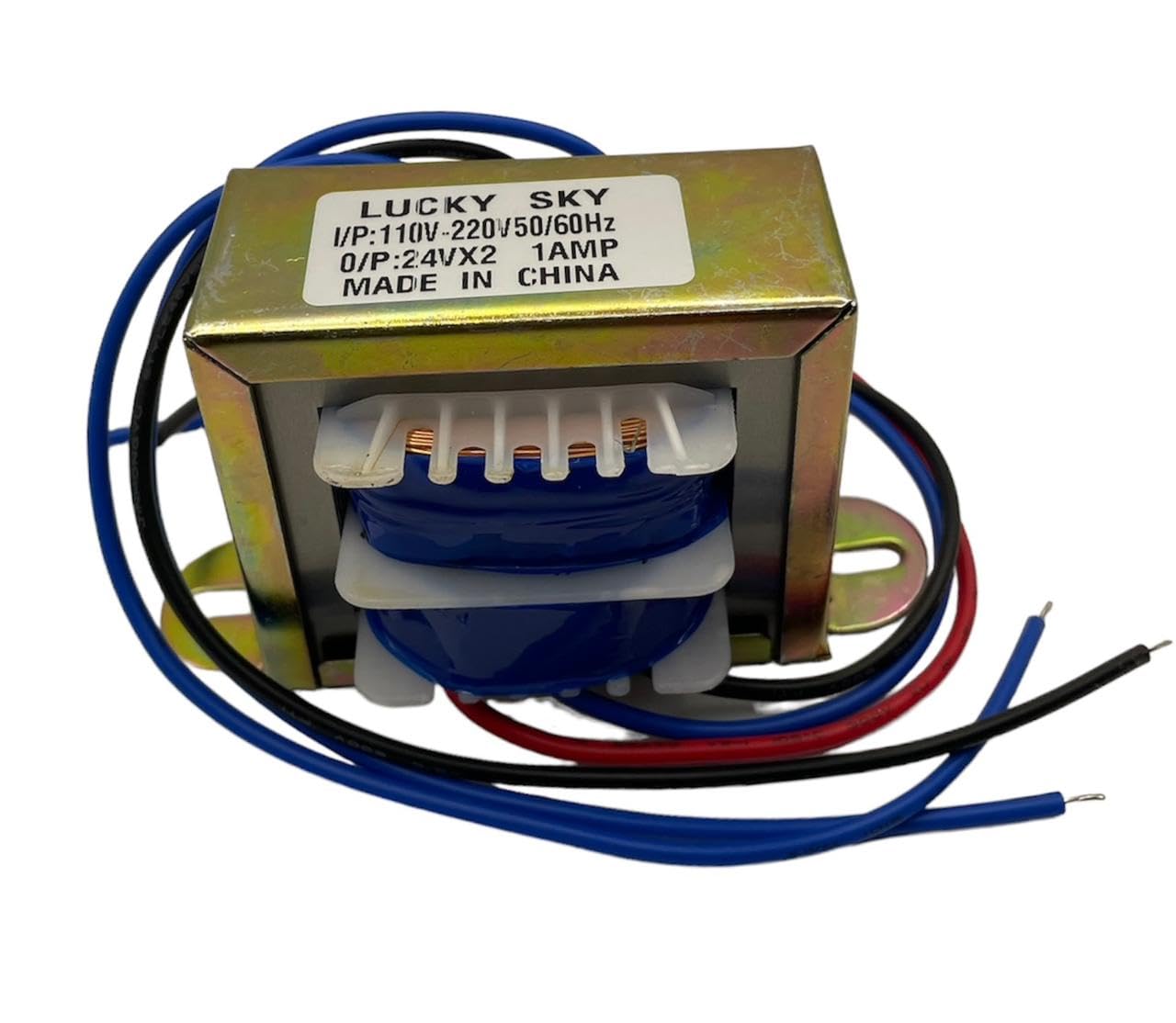 Lucky Sky Transformer Open Frame 5-Wire Vertical Mount EI Power ...