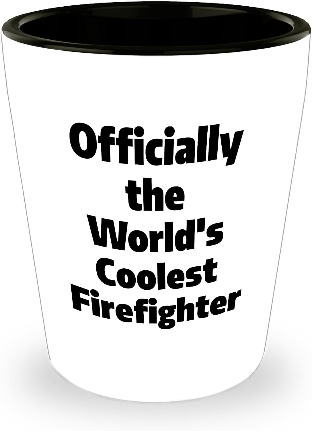 Amazon.com | CUCOLUS Coolest Firefighter Shot Glass Gifts for Christmas ...