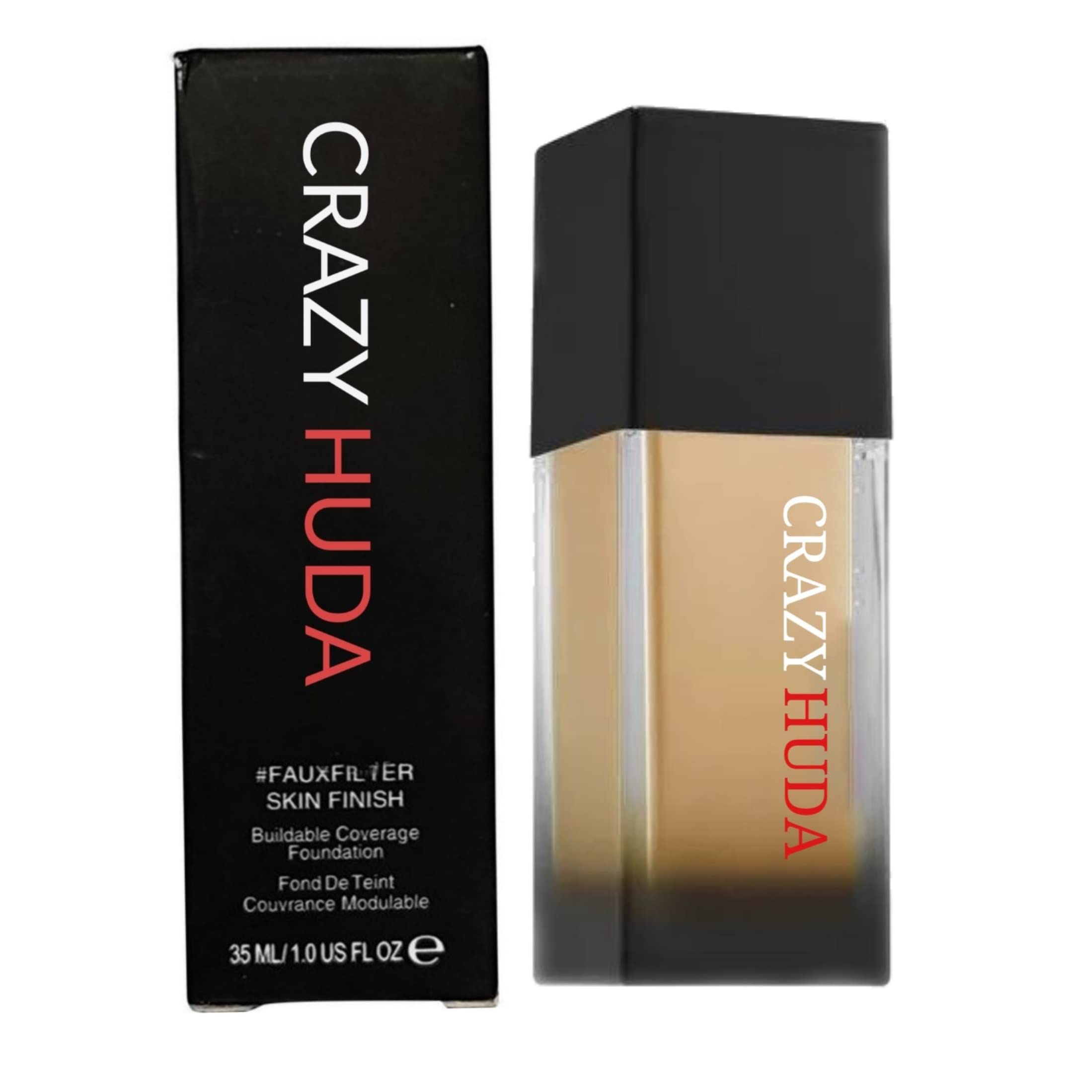 Buy Crazy Huda Full Coverage Foundation 35 Ml Online at Low Prices in ...