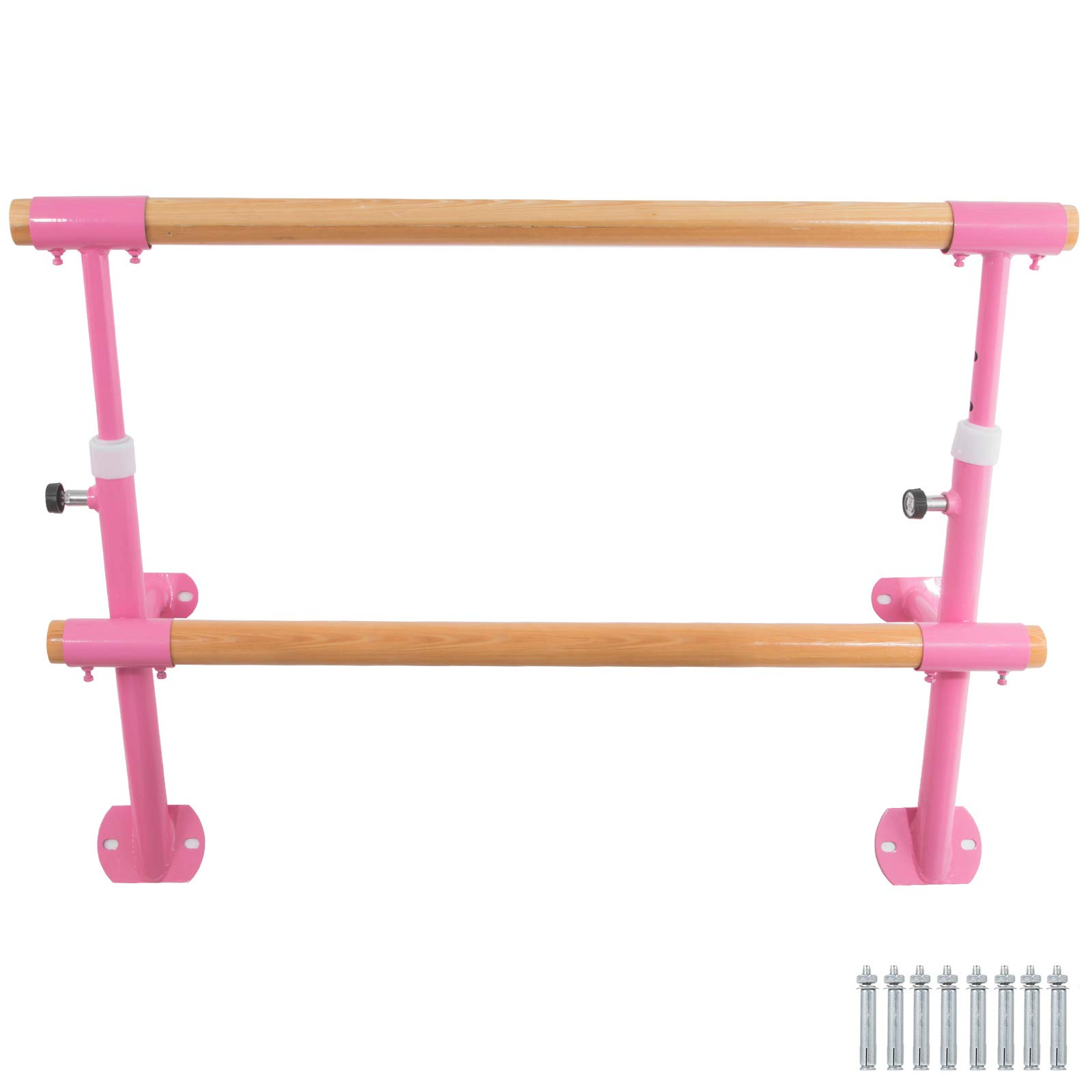 Buy BuoQua 1.2M Wooden Ballet Barre 4FT Wall ed Ballet Bar Dance ...