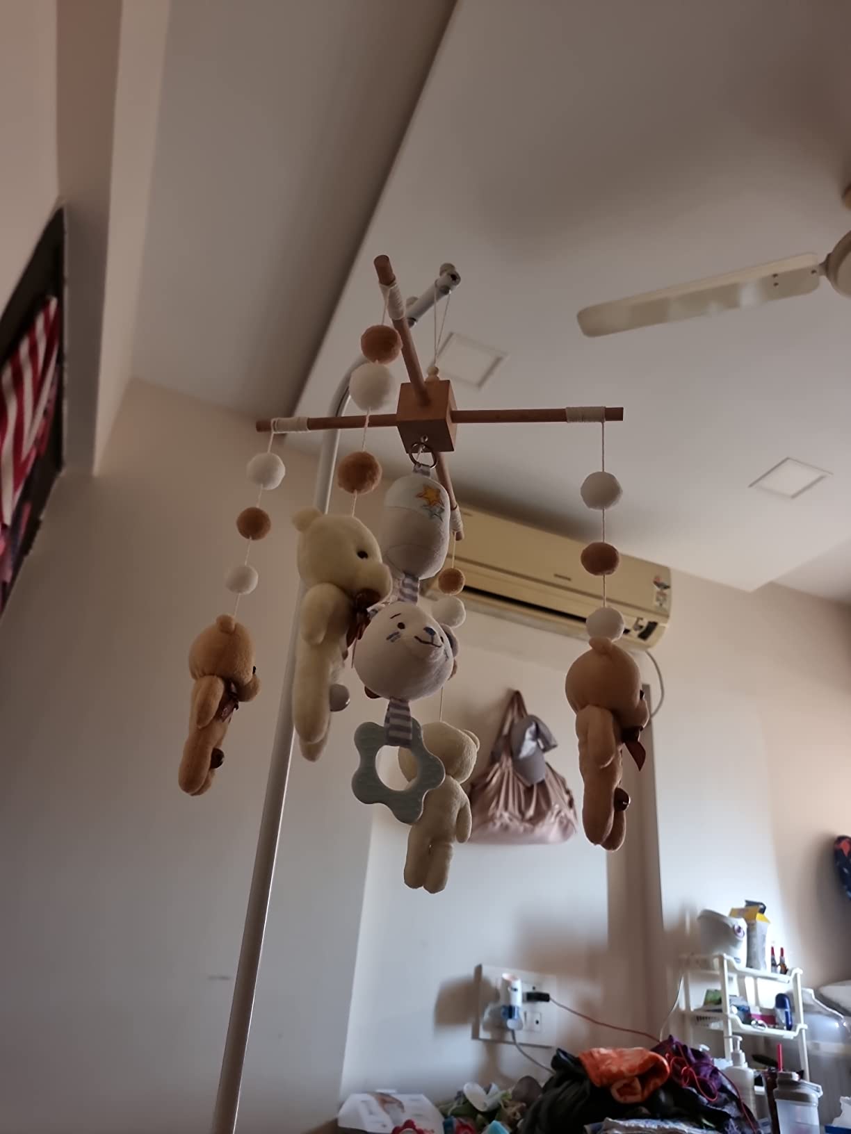 PATPAT® Hanging Toys for Babies 0-6 Months Rotatable Cradle Toys ...