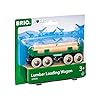 Amazon.com: Orbrium Toys 3 Pcs Large Wooden Railway Express Coach Cars ...