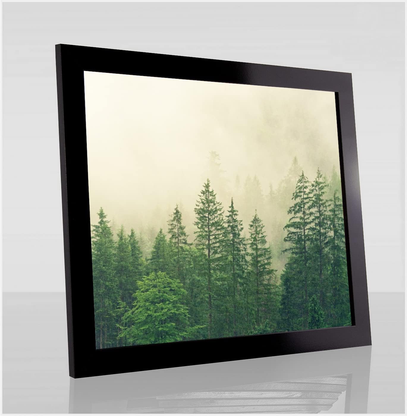 Monaldo Deluxe Picture Frame Poster Frame 90 x 30 cm Black High Gloss ...