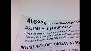 Juno Lighting Group ALG926 JC3 17IN WH Air-Loc Energy Conserving Gasket ...