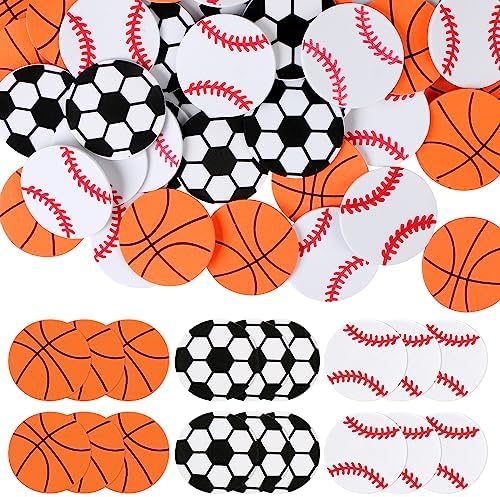 Amazon.com: UHOMENY 90PCS Foam Sports Balls Stickers, 3 Styles Self ...