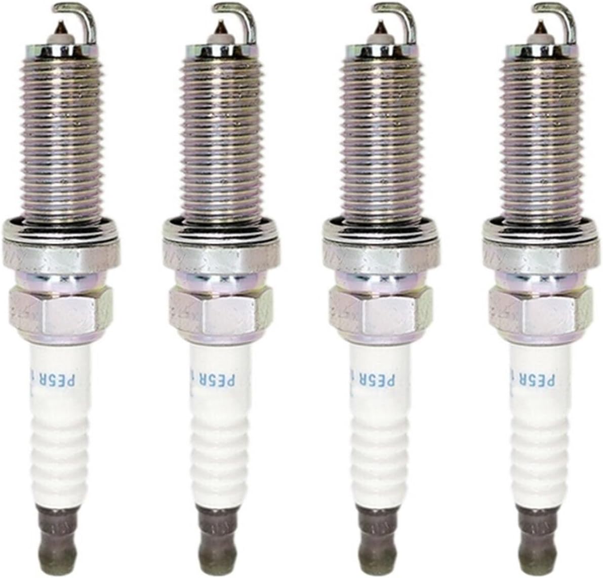Automotive spark plugs 4Pcs PE5R-18-110 ILKAR7L11 94124 Iridium Spark ...