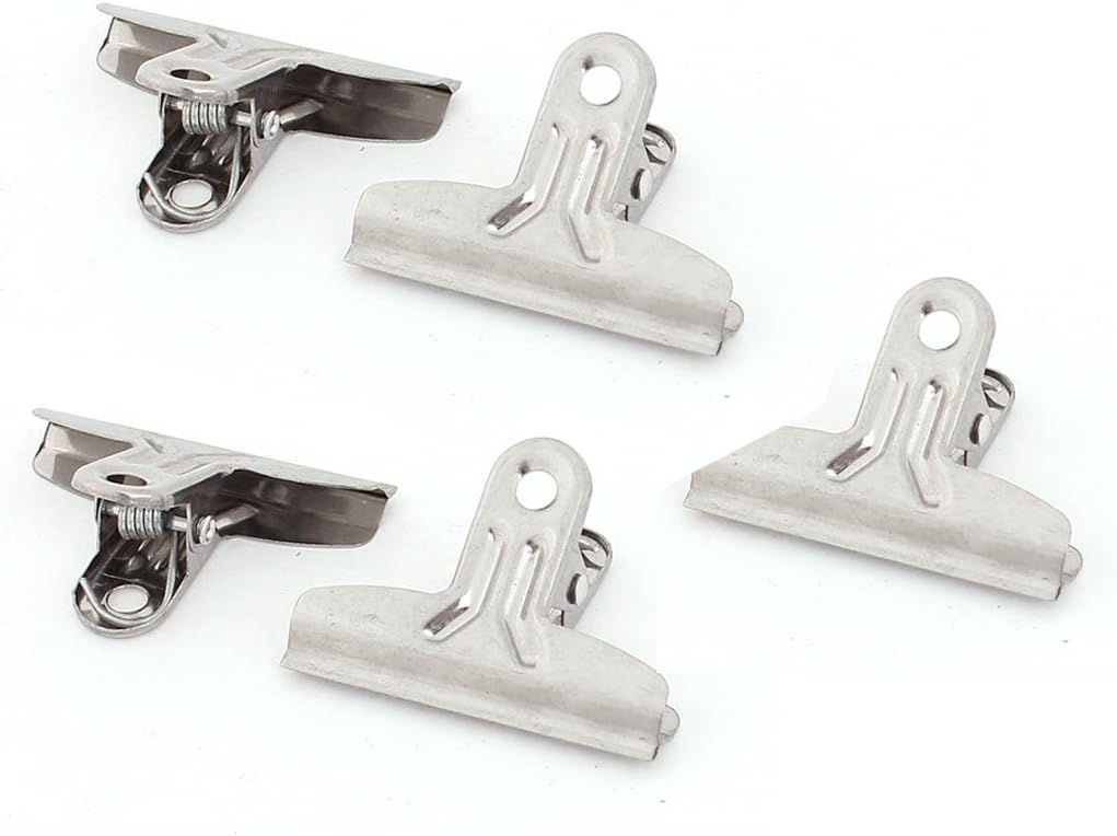Amazon.com : Metal Spring Loaded Office File Paper Binder Clips Grip ...