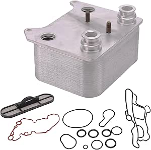 Bapmic 3C3Z6A642CA 3C3Z-6A642-CA Engine Oil Cooler Kit Compatible with ...