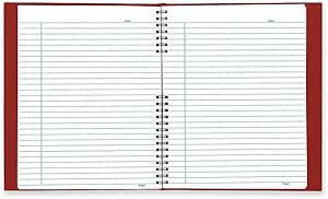 Blueline NotePro Notebook 11x8.5-Inch 200 Pages, Red (A10200.RED ...