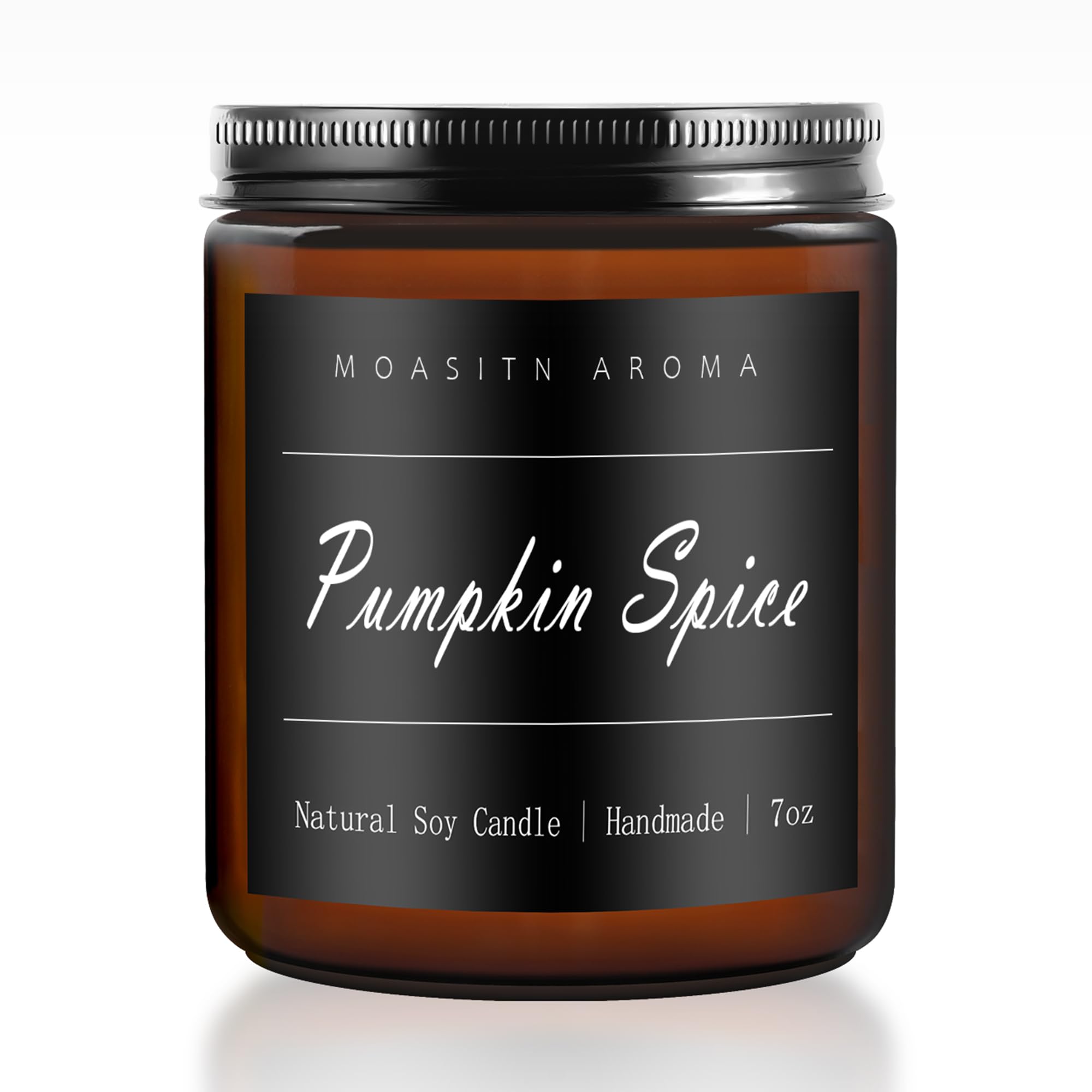 Amazon.com: MOASITN Pumpkin Spice Scented Candles for Home| Natural Soy ...