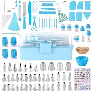 Amazon.com: Cake Decorating Kit: Decorating Supplies Tools Kit 208 PCS ...
