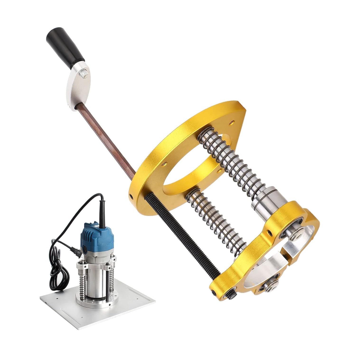 3 Jaw Router Lift Base Kit Woodworking Router Table Insert Plates Lift ...