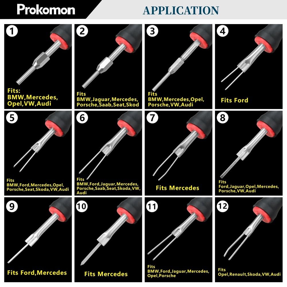 Snapklik.com : Prokomon 23 Pieces Car Terminal Removal Tool Kit