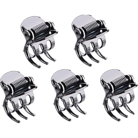 Amazon.com : cuhair 30pcs Assorted Metal Bangs Mini Hair Claw Clip Hair ...