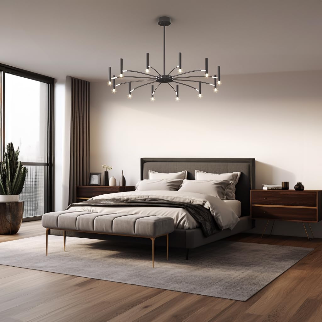 Amazon.com: MOD LIGHTING Kendall Modern Chandelier - Stylish Modern Dimmable Chandelier Perfect ...