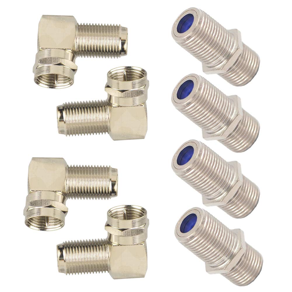 Eagles 4x F F-F Female to Female Connector for Coaxial Cable TV Aerial ...