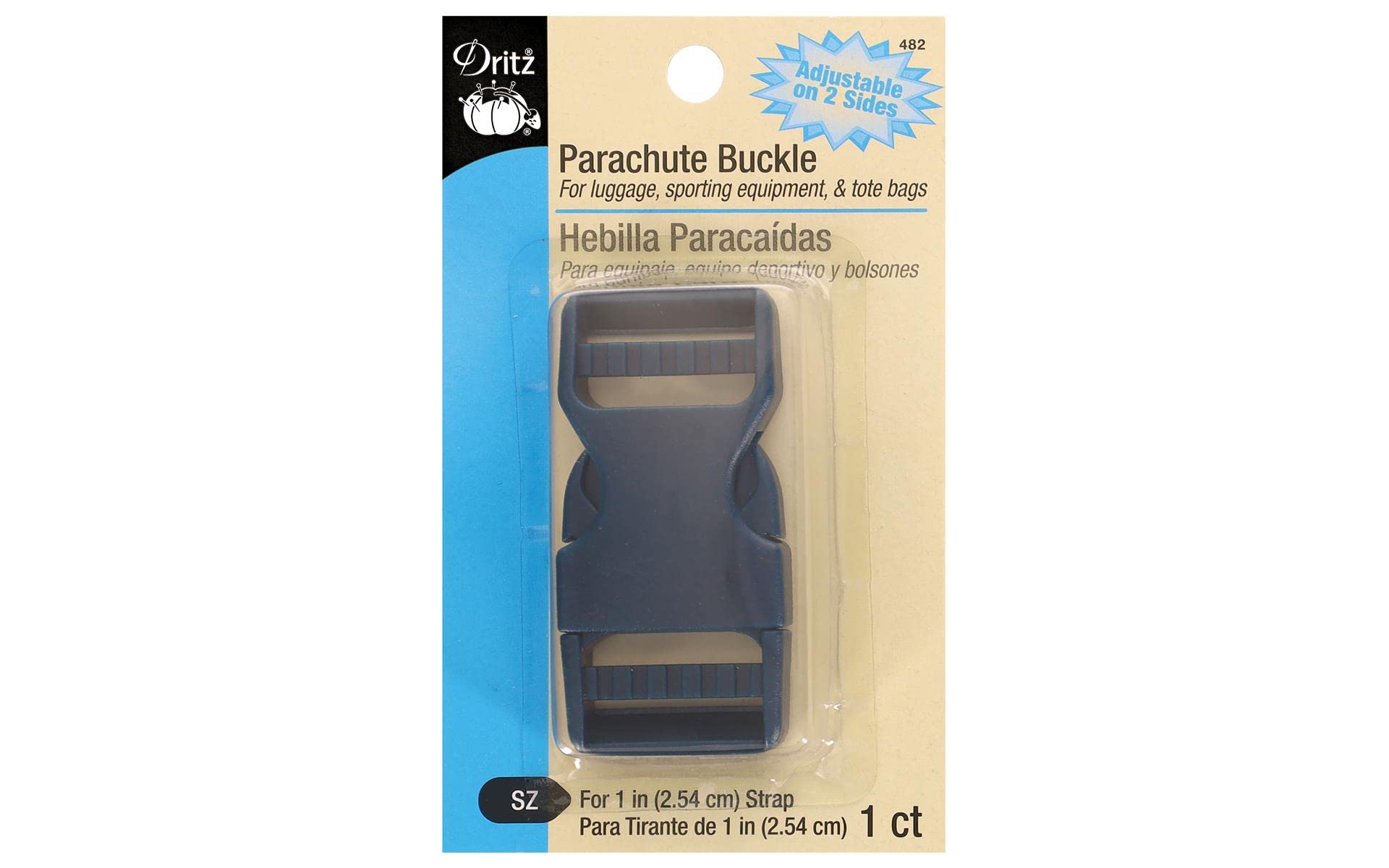 Amazon.com: Dritz Dual Adjustable Parachute Buckle for 1-Inch Strap, 1 ...