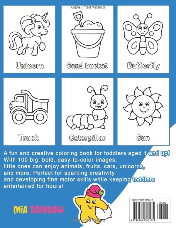 Snapklik.com : Big Fun Creative Coloring Book For Toddlers: First ...