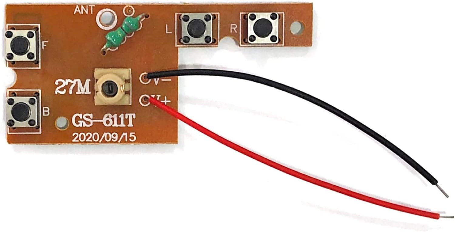 Amazon.com: Drincoshow 27Mhz Four-Way RC Board Four-Channel Transmitter ...