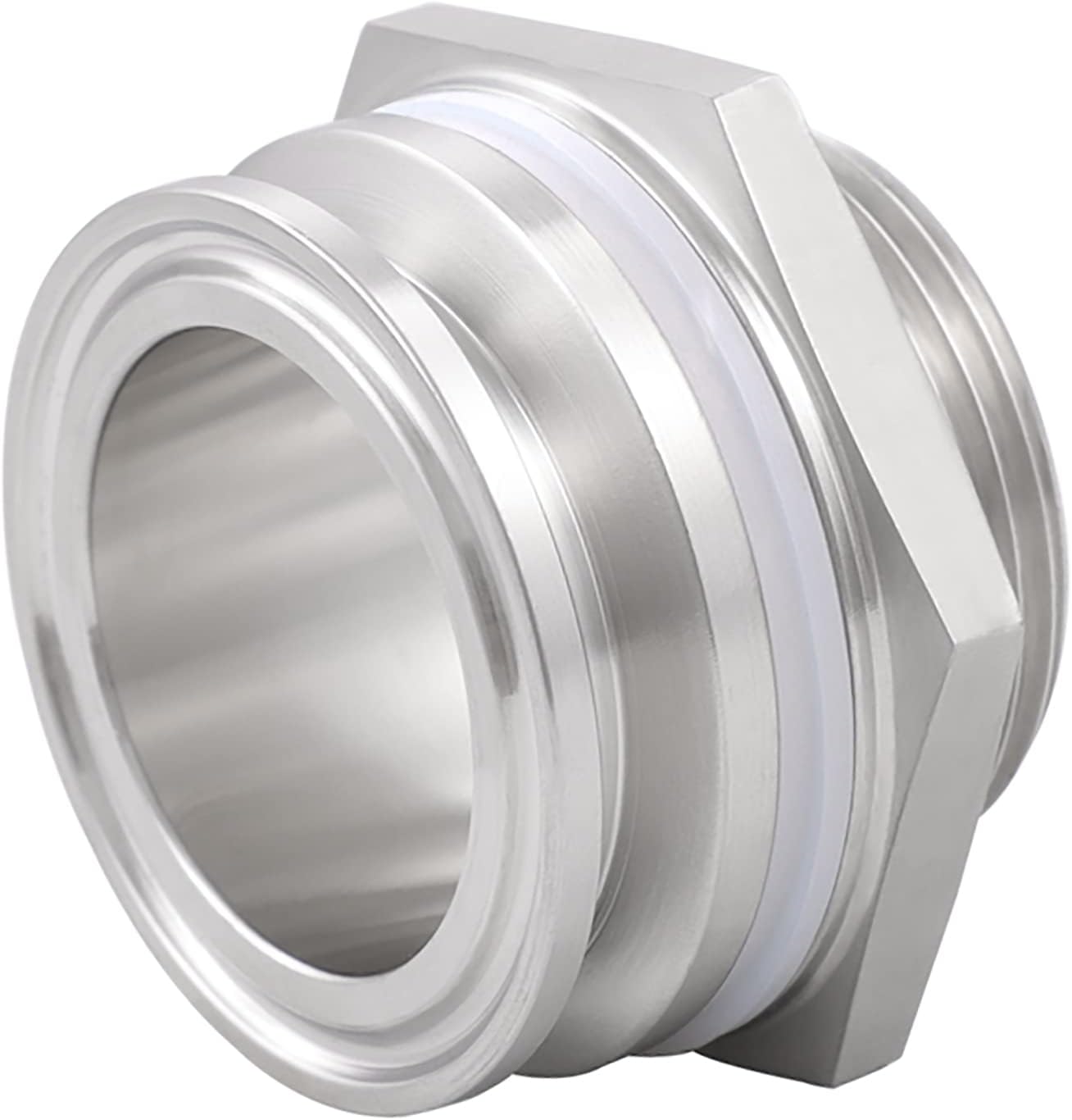 1 5 Tri Clamp Bulkhead Compression Fittings Stainless Steel 304 ...