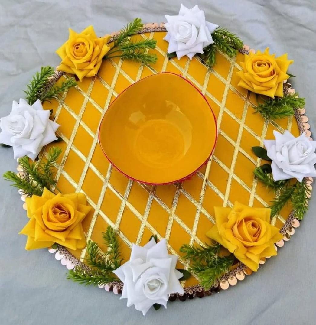 Buy Arihants Arts and Craft Decorative Customized Haldi Ceremony ...