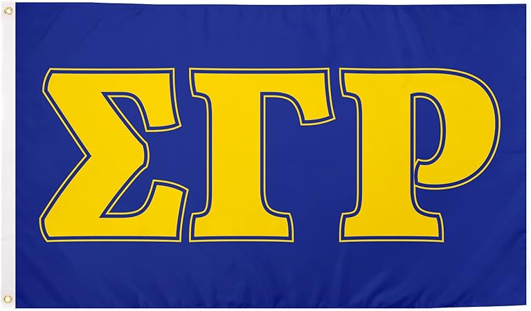 Amazon.com: Sigma Gamma Rho Letter Fraternity Flag Greek Letter Use as ...