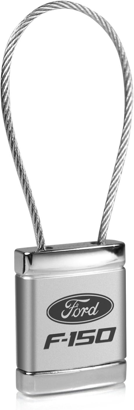 Amazon.com: AU-TOMOTIVE GOLD Cable Key Chain for Ford F-150 (Chrome ...