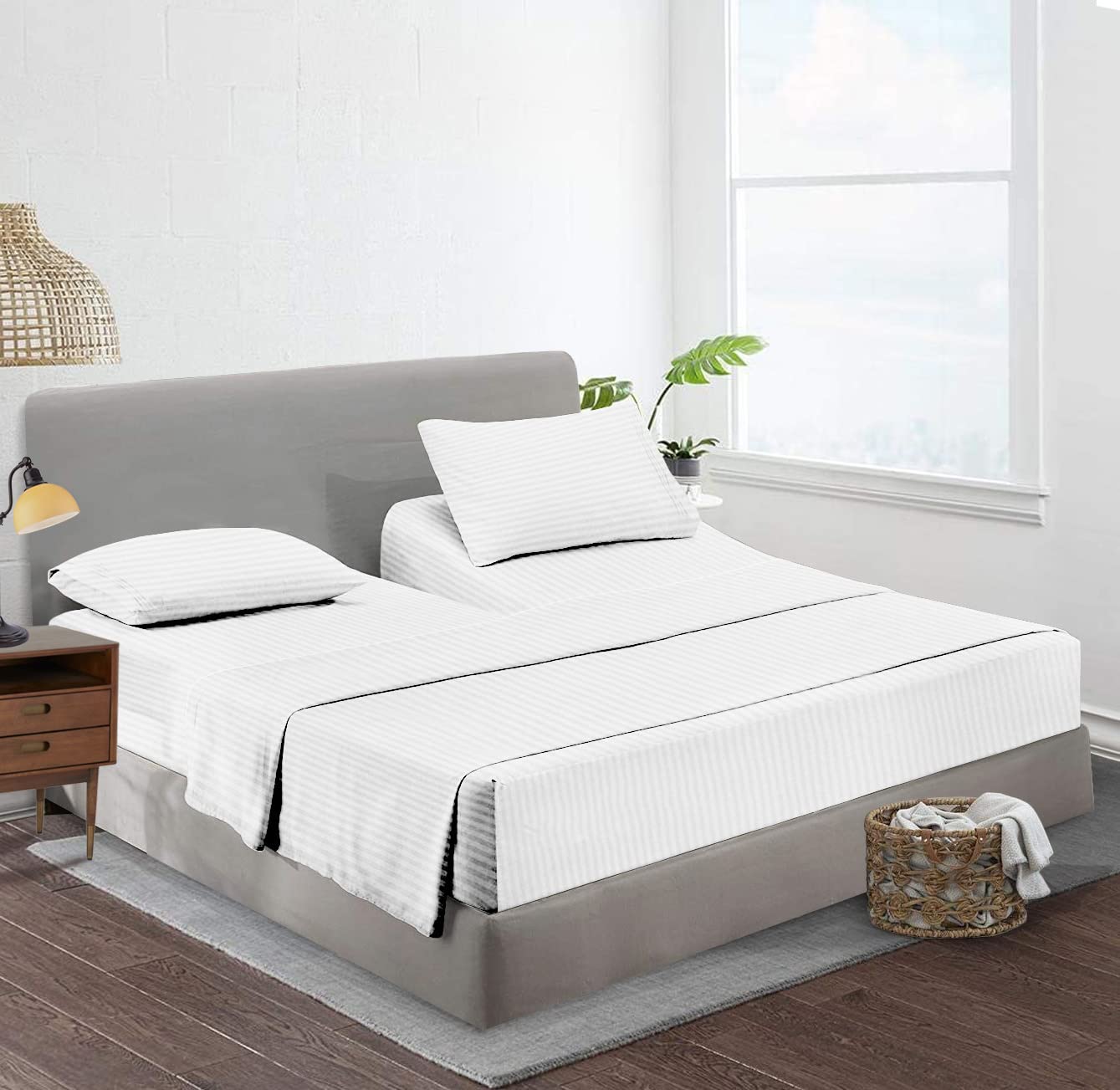 Amazon.com: Flex Top King Sheets for sleep number sheets 32" Inch Top ...