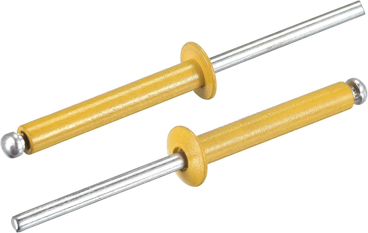 Amazon.com: uxcell Aluminum Blind Rivets, 4mm x 25mm 27mm Mandrel Open ...