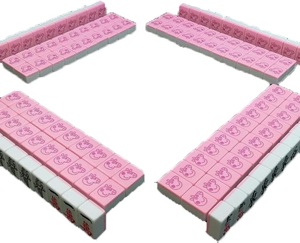 Amazon.com: CMZ Mahjong Set MahJongg Tile Set Traditional Chinese ...