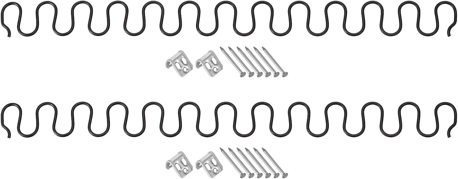 Amazon.com: uxcell 21.7 Inch Sofa Spring Replacement with Clips Nails 2 ...