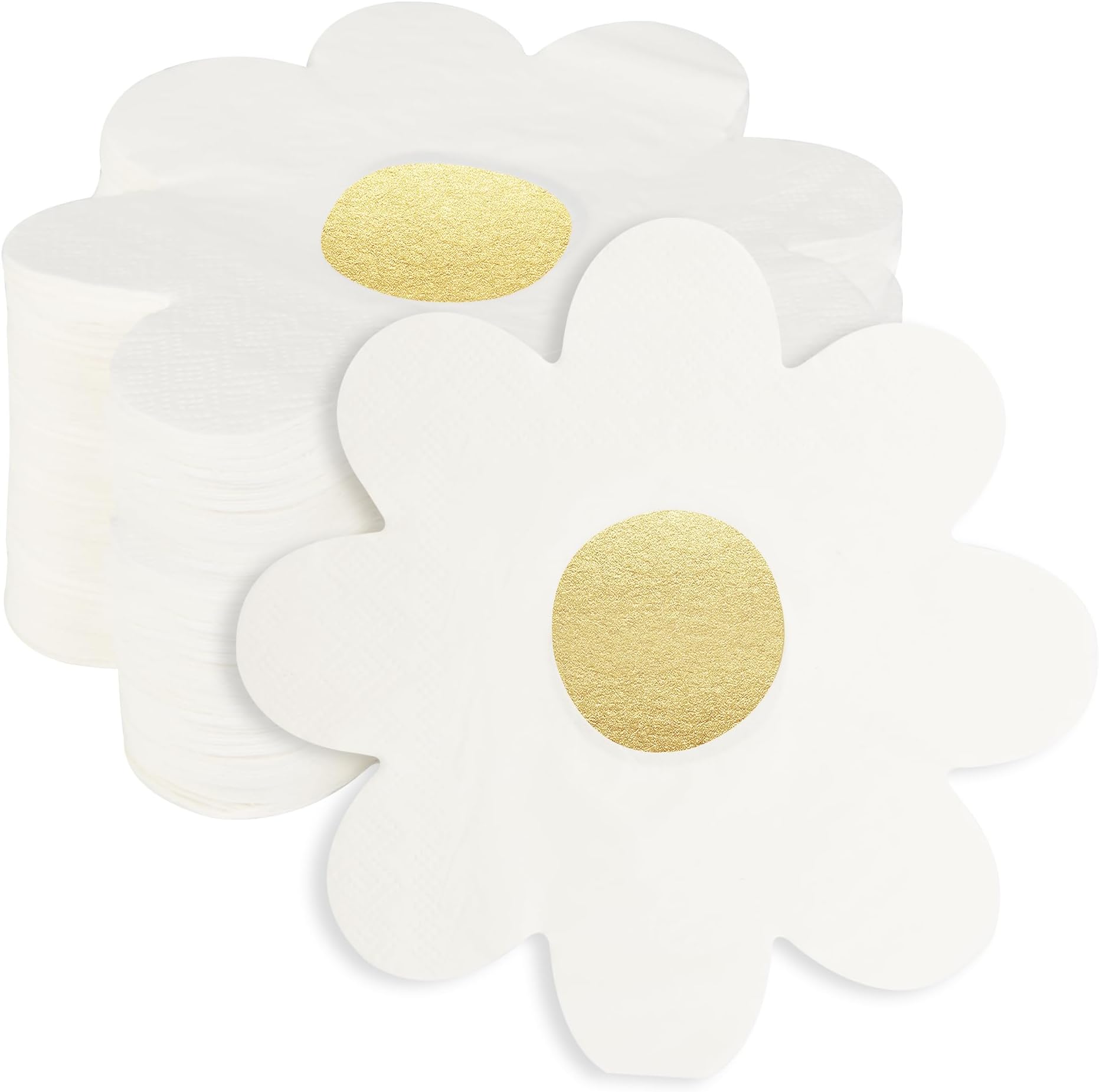 Amazon.com: 100 Pcs Daisy Paper Napkins Groovy Boho Disposable Hippie ...