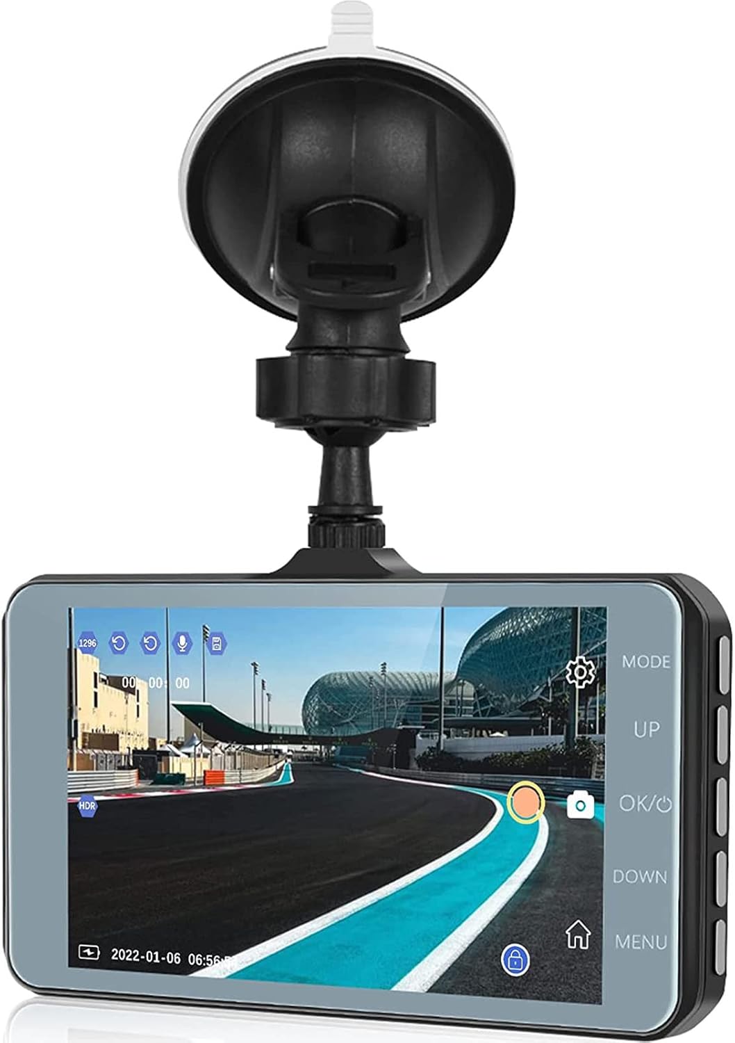 CAMECHO Dash Cam IPS 4 Inch Touch Screen 1080P Full HD Car Camera DVR ...