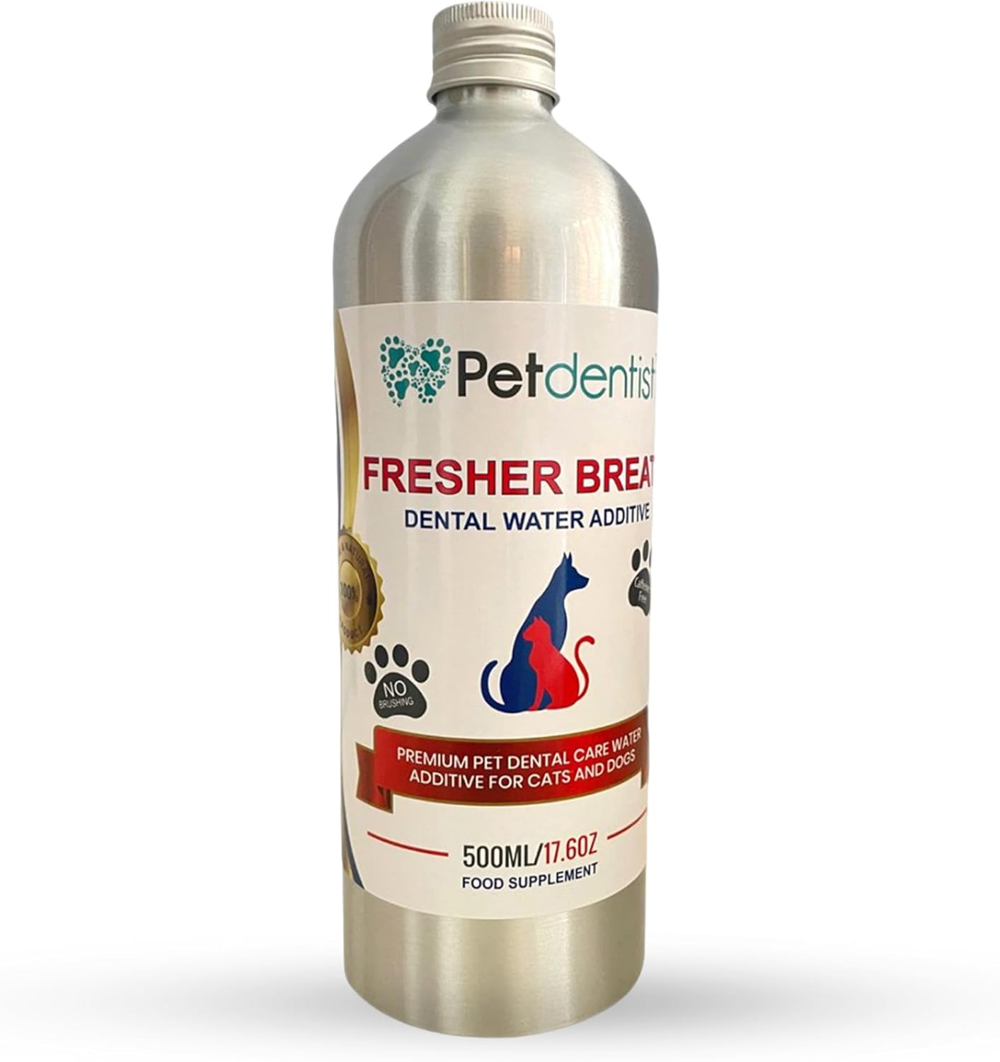 Petdentist Dog Dental Water Additive – Safe and Gentle for Pets Oral ...